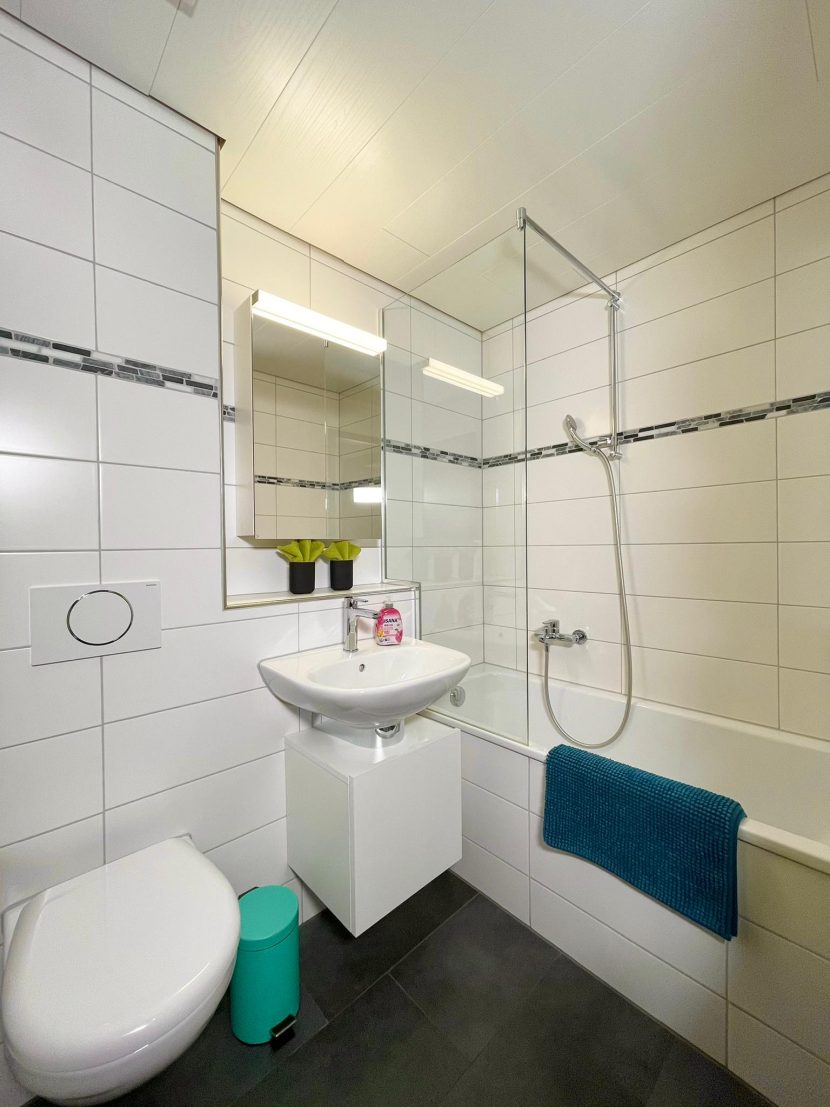 Bad mit Badewanne – Chalet Aurelia